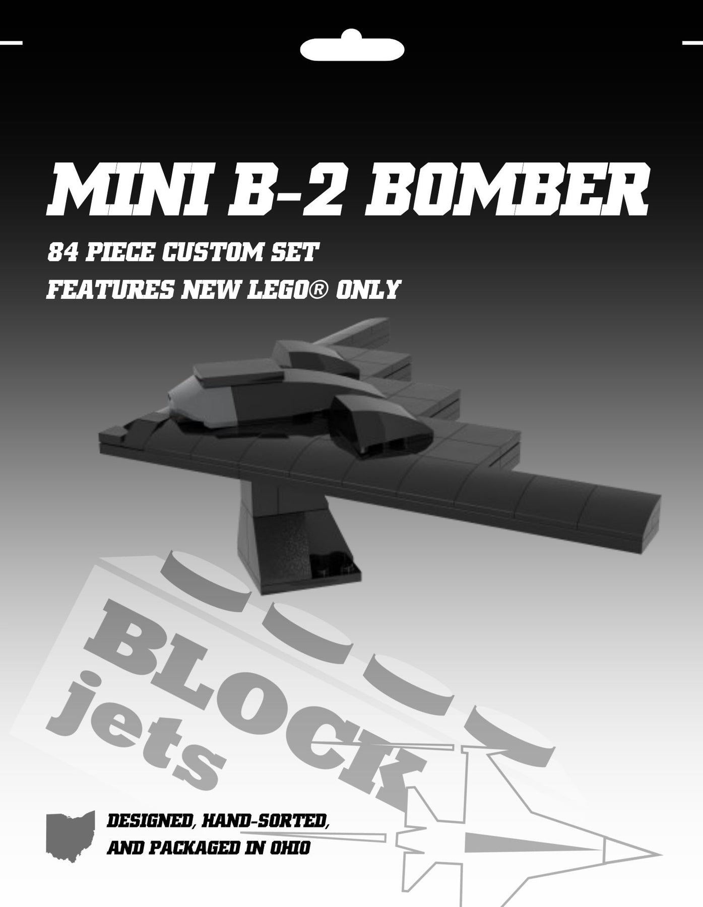 Mini B-2 Stealth Bomber Custom Set - 100% LEGO | Block Jets – BLOCK Jets
