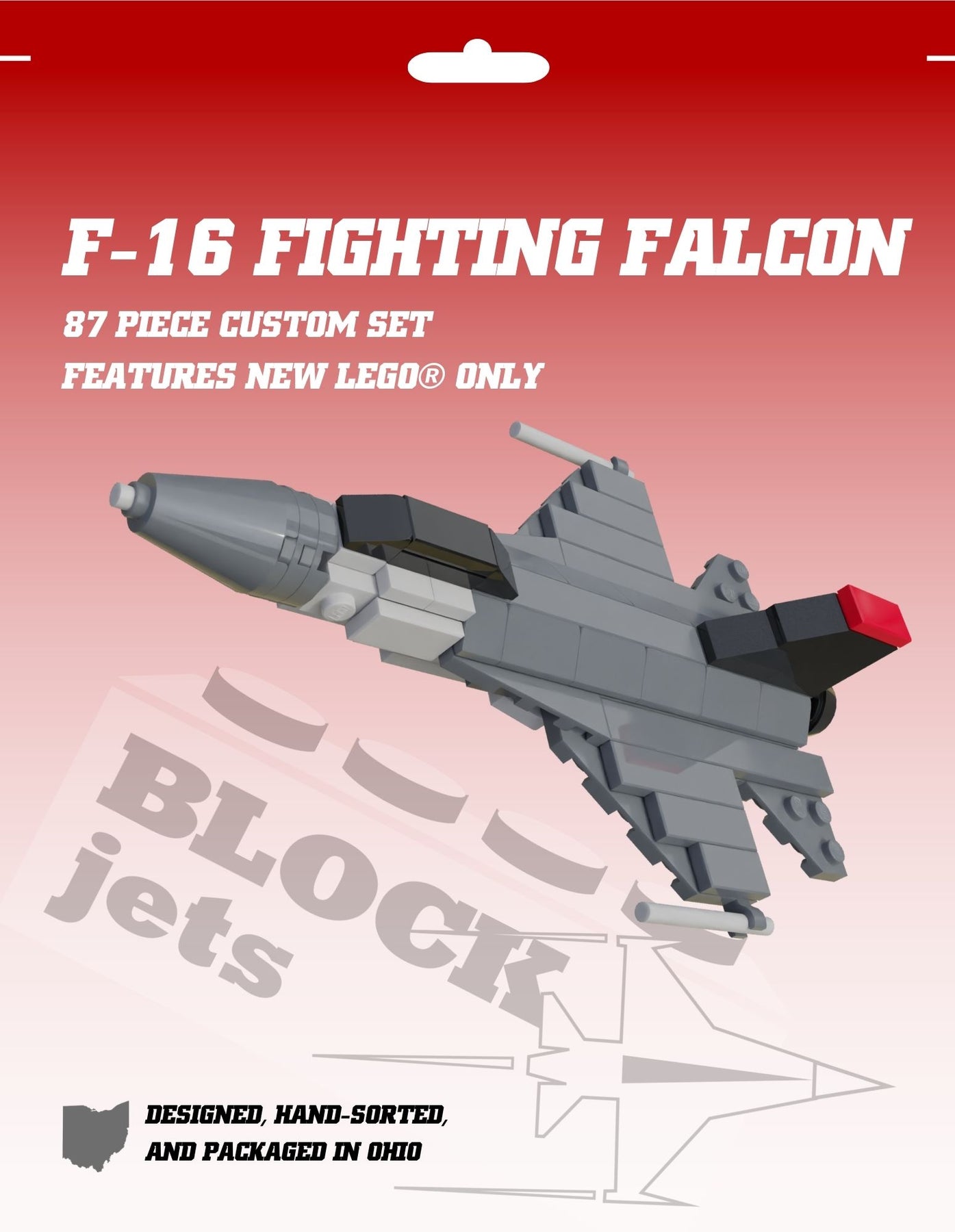 Mini F-16 Fighting Falcon Custom Set | BLOCK Jets