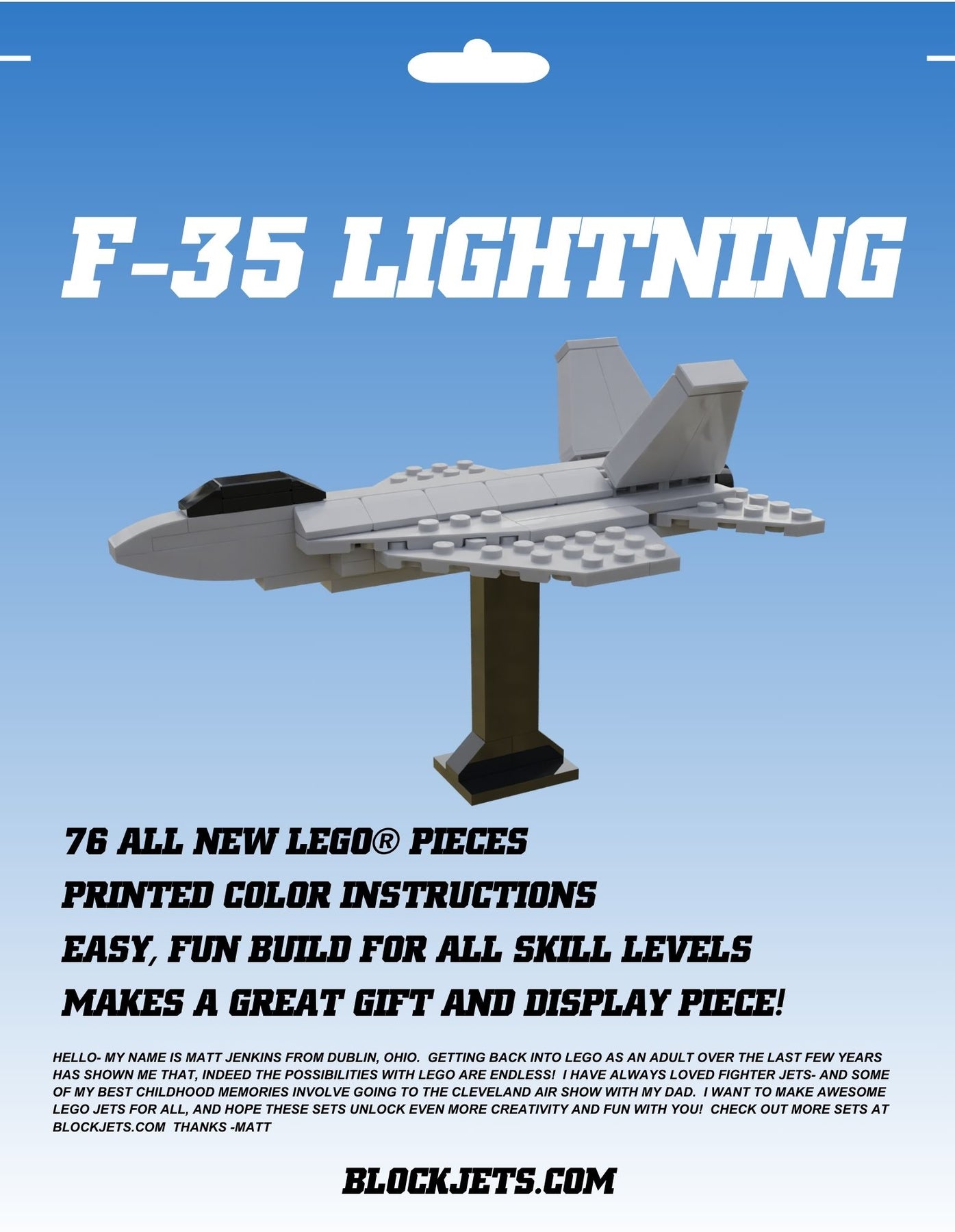 Mini F-35 Lightning Custom Set – BLOCK Jets