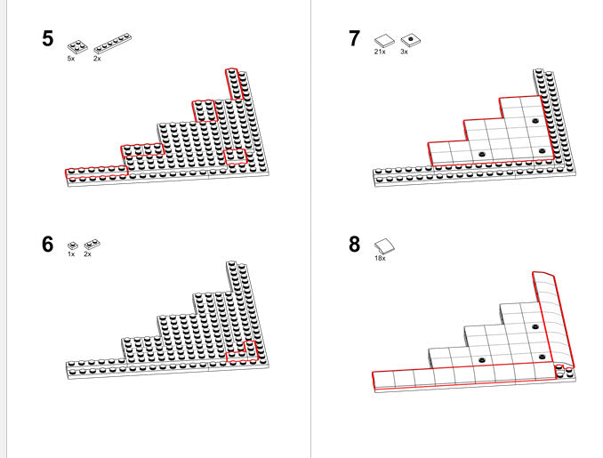 Mini B-2 Stealth Bomber Custom Set - 100% LEGO | Block Jets – BLOCK Jets